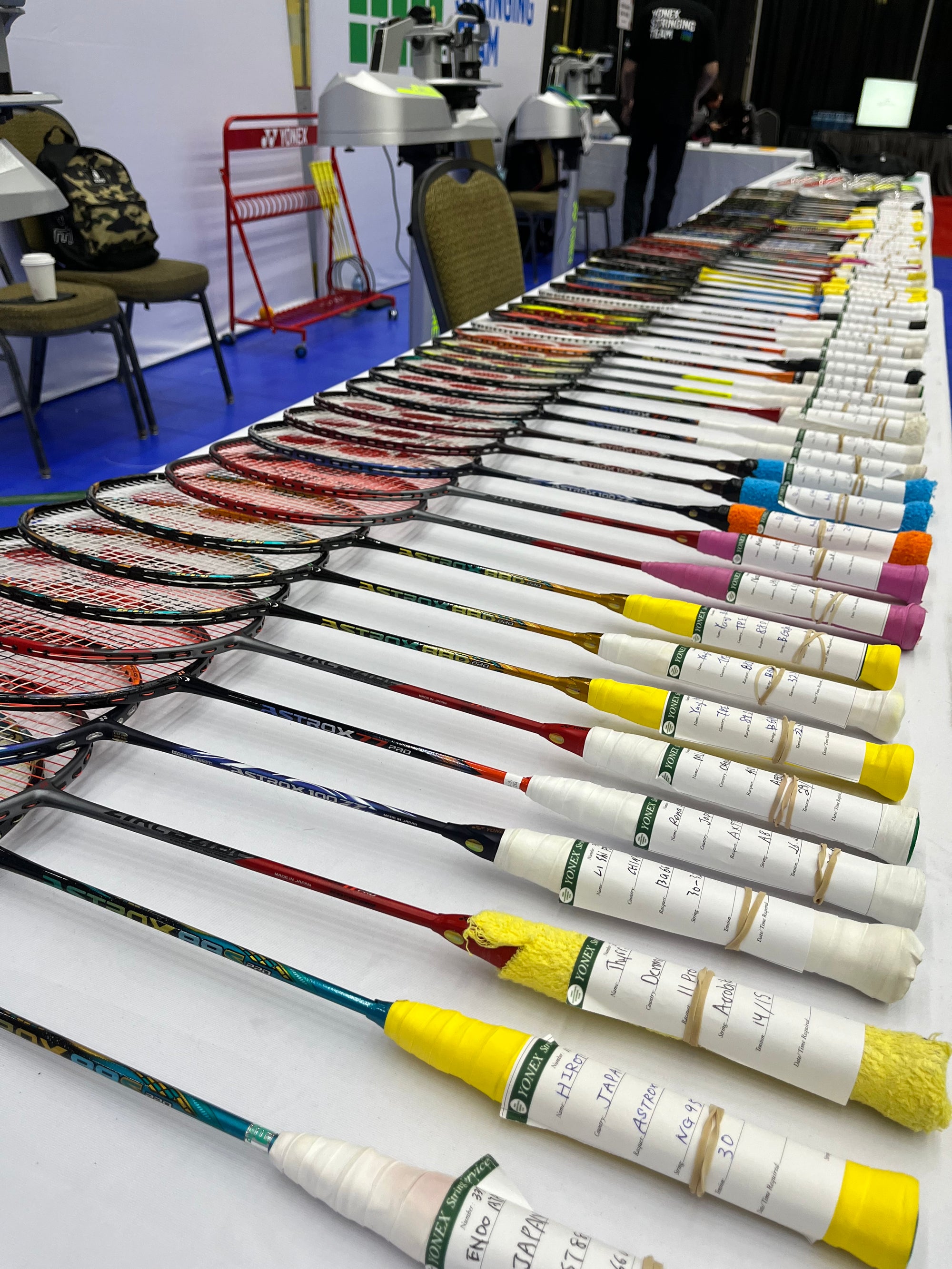 Badminton and Tennis Stringing Service – J Zone