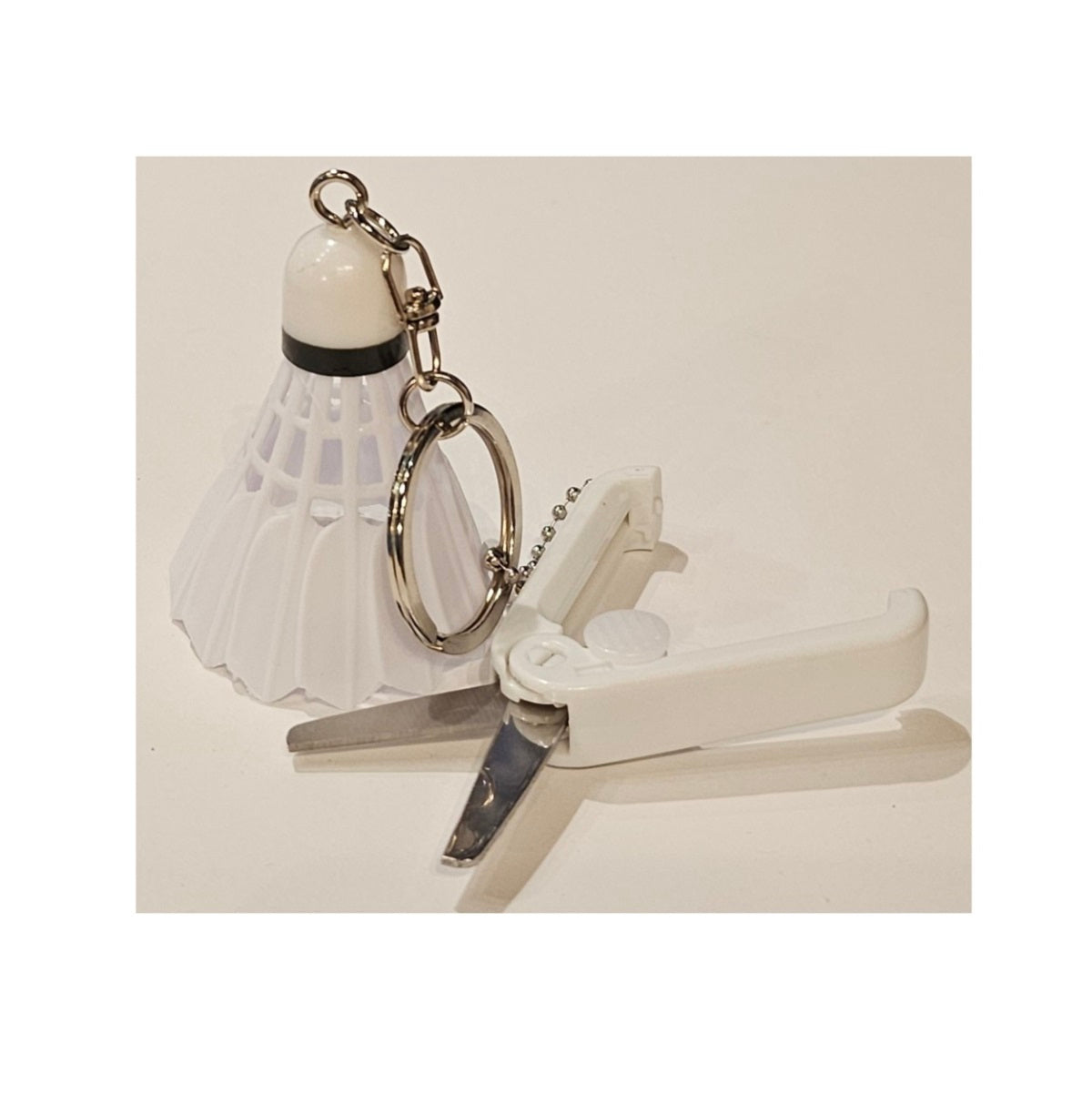 Retractable Mini Scissors Keychain [White] – J Zone