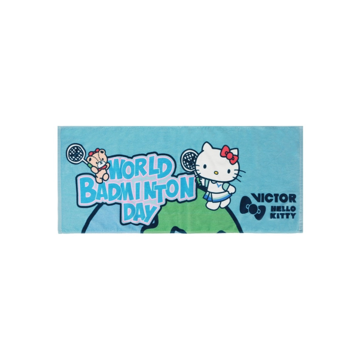 Victor x Hello Kitty Towel [Baby Blue](TW- KT302 M) – J Zone